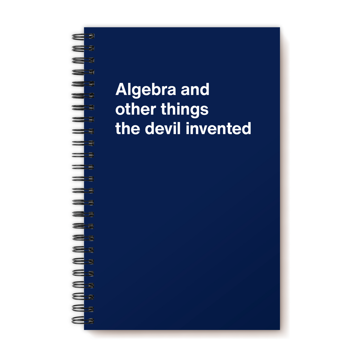Algebra and other things the devil invented | WTF Notebooks®